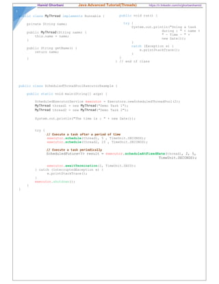 Java Threads | PDF