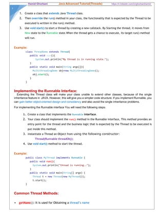 Java Threads | PDF | Programming Languages | Computing