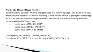 Threads in Java | PPTX