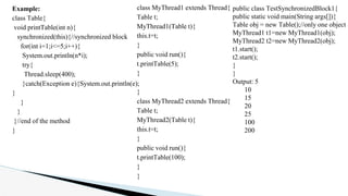 Threads in Java | PPTX