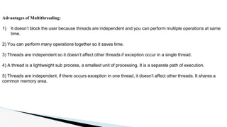 Threads in Java | PPTX