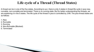 Threads in Java | PPTX | Programming Languages | Computing