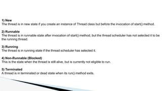 Threads in Java | PPTX
