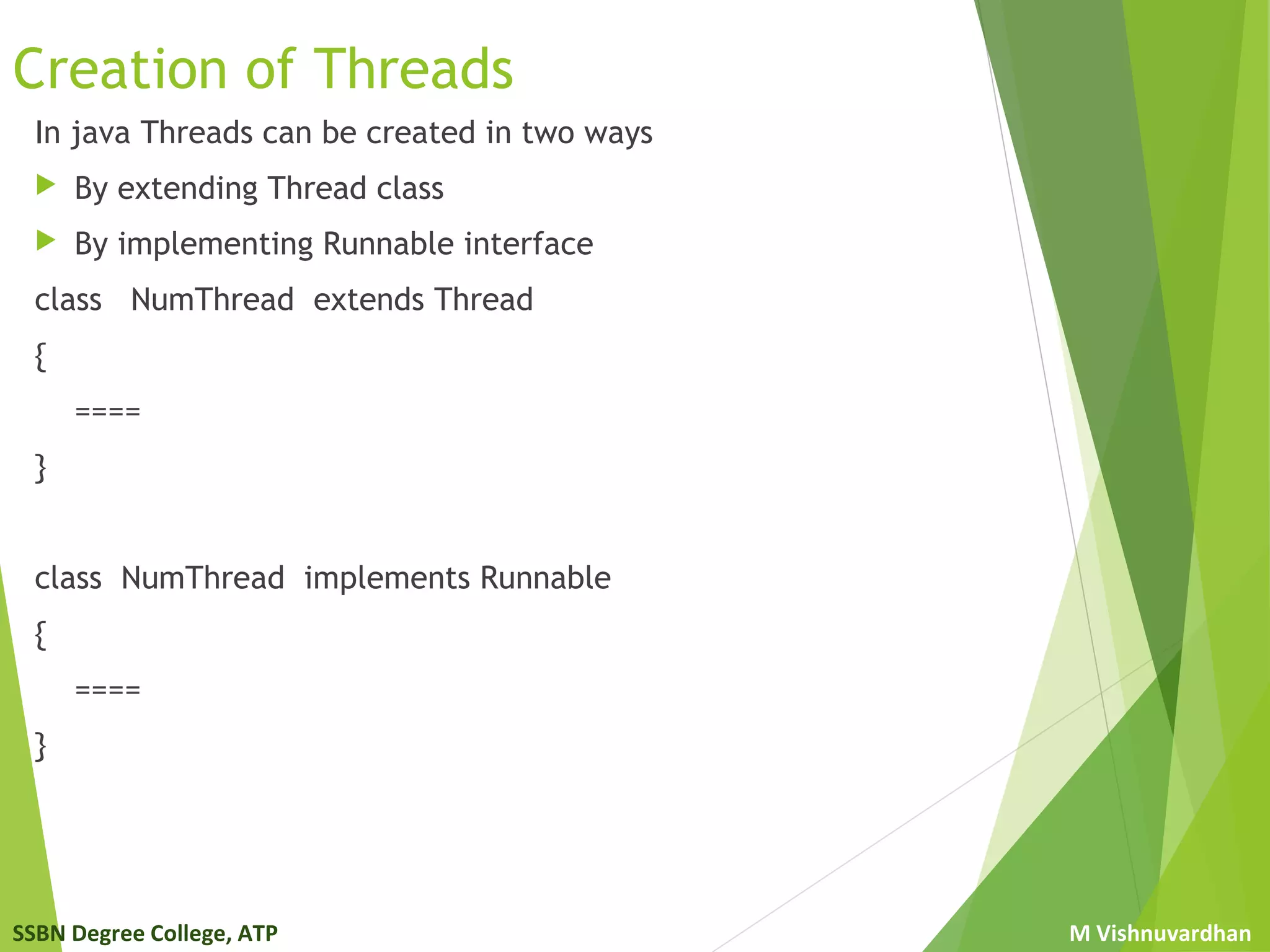 Java Threads | PPT