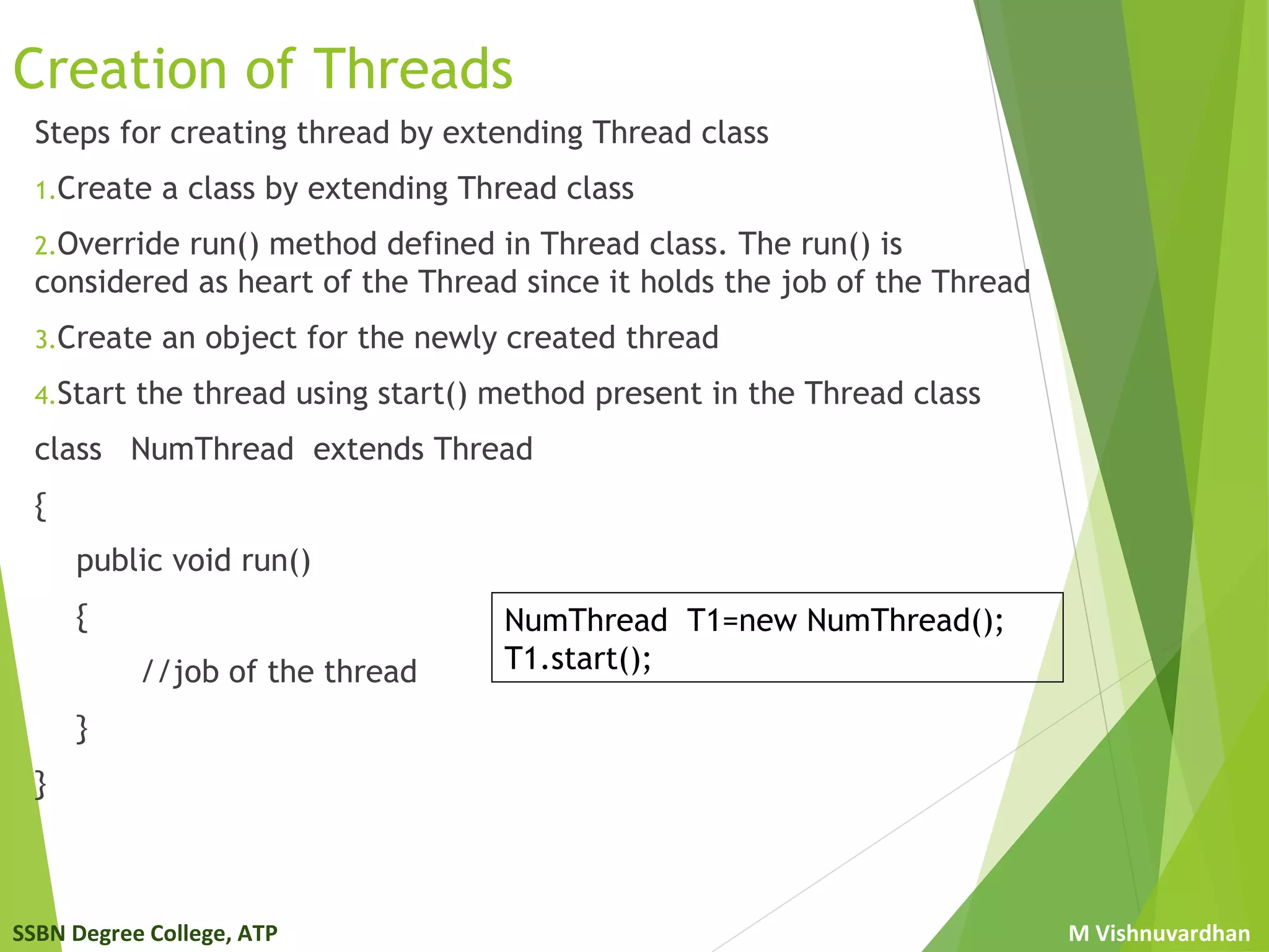 Java Threads | PPT