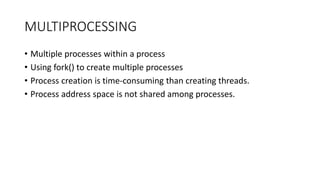 Threads in Operating System | Multithreading | Interprocess Communication | PPT