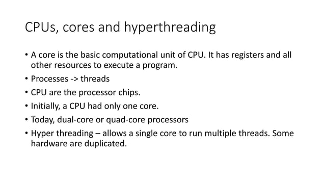 Threads In Operating System Multithreading Interprocess
