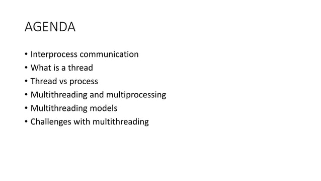 Threads In Operating System Multithreading Interprocess 8003