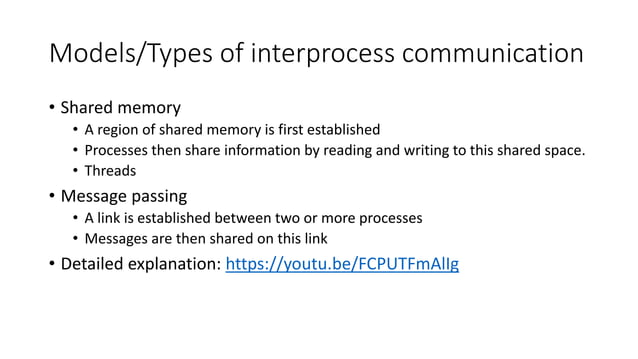 Threads In Operating System Multithreading Interprocess Communication Ppt 7987