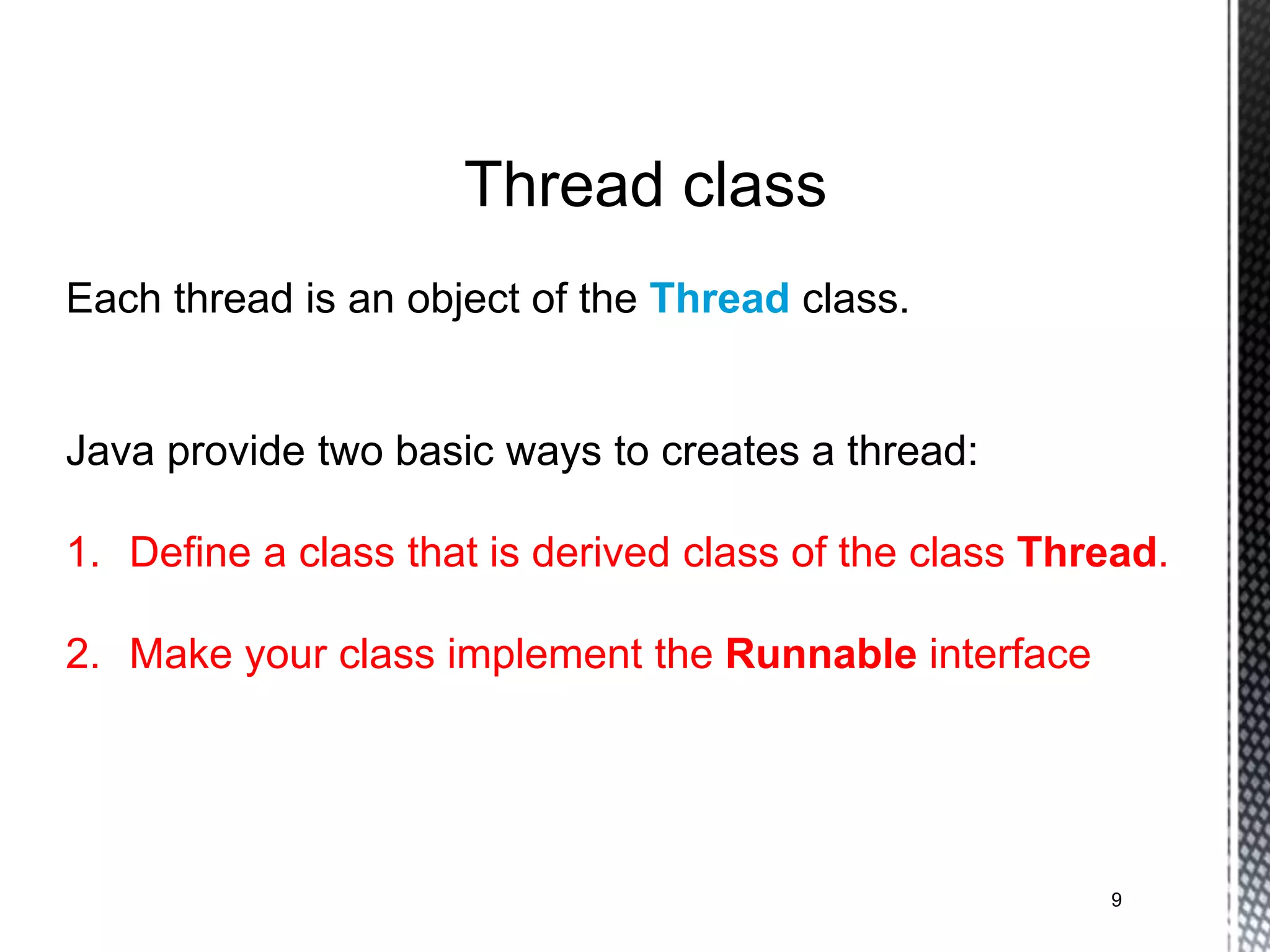 Threads | PPT | Programming Languages | Computing