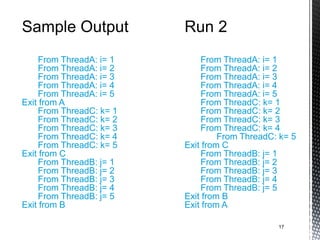 Threads | PPT | Programming Languages | Computing