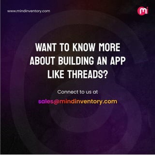 Everything you need to now to Build app like Threads | PDF