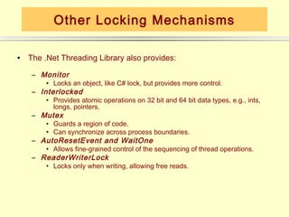 Threads c sharp | PPT