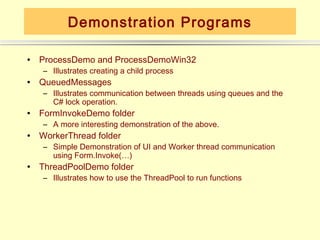 Threads c sharp | PPT