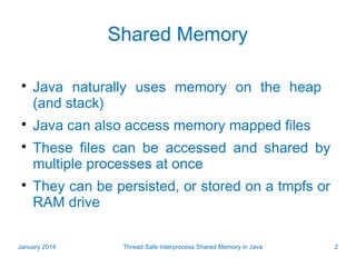 Thread Safe Interprocess Shared Memory in Java (in 7 mins) | PPT | Programming Languages | Computing