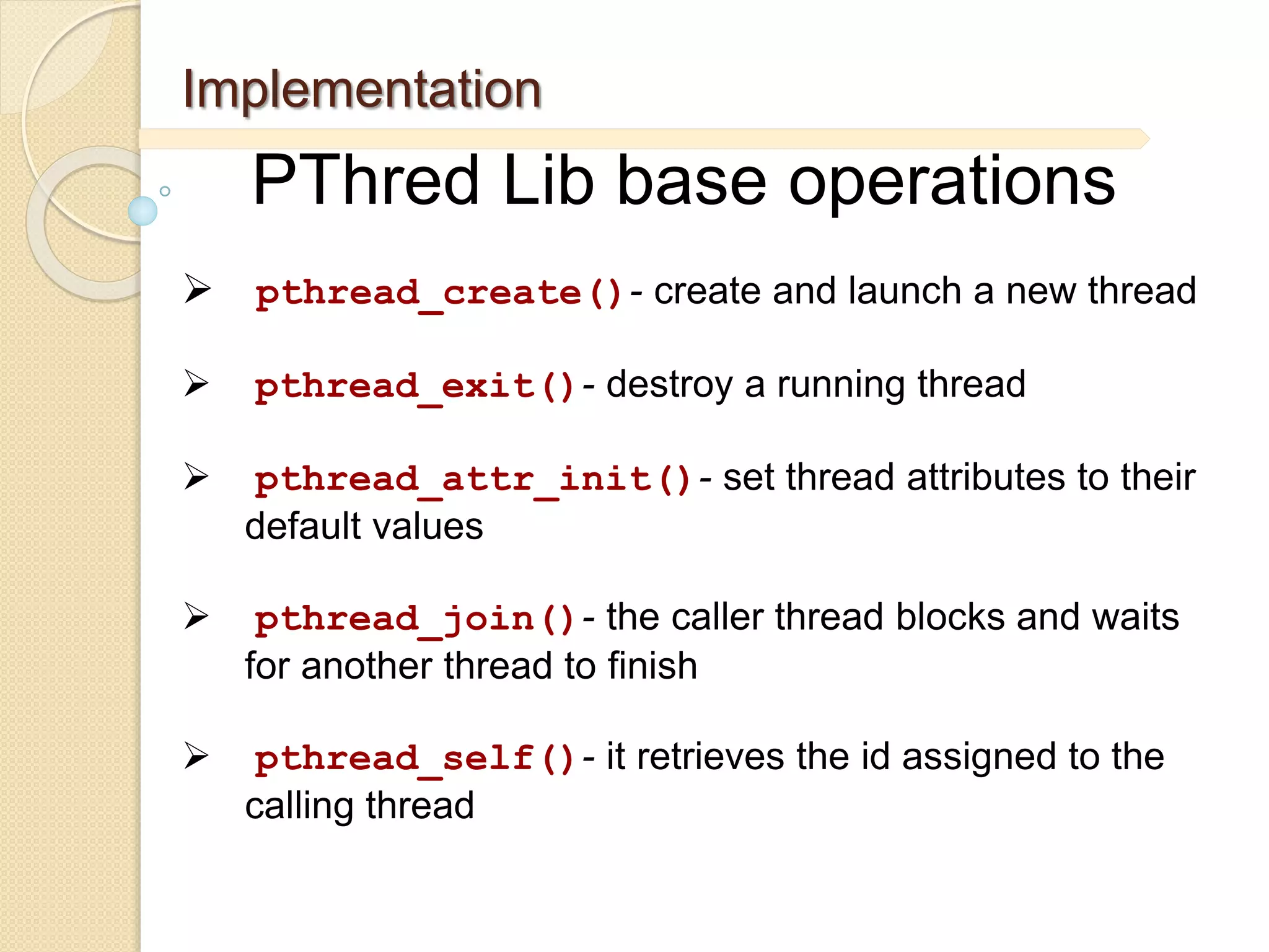 Threads and multi threading | PPTX