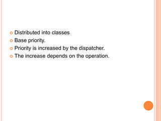 Thread scheduling in Operating Systems | PPTX