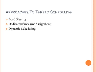 Thread scheduling in Operating Systems | PPTX