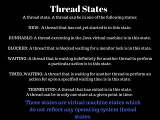 JAVA Threads explained | PDF