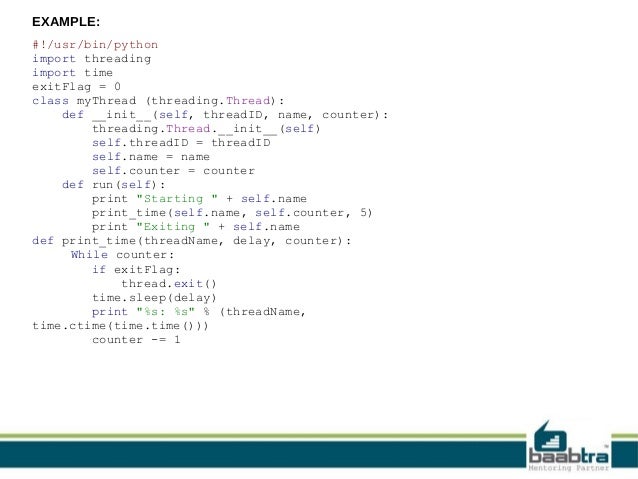 Threads In Python