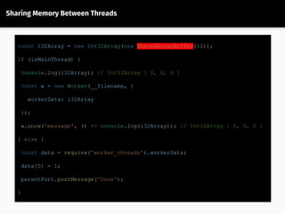Threads and Node.js | Web Development | Internet