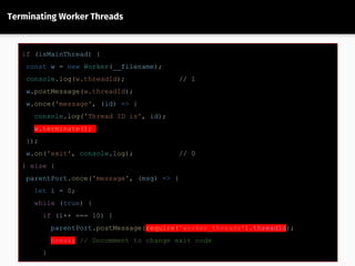 Threads and Node.js | Web Development | Internet