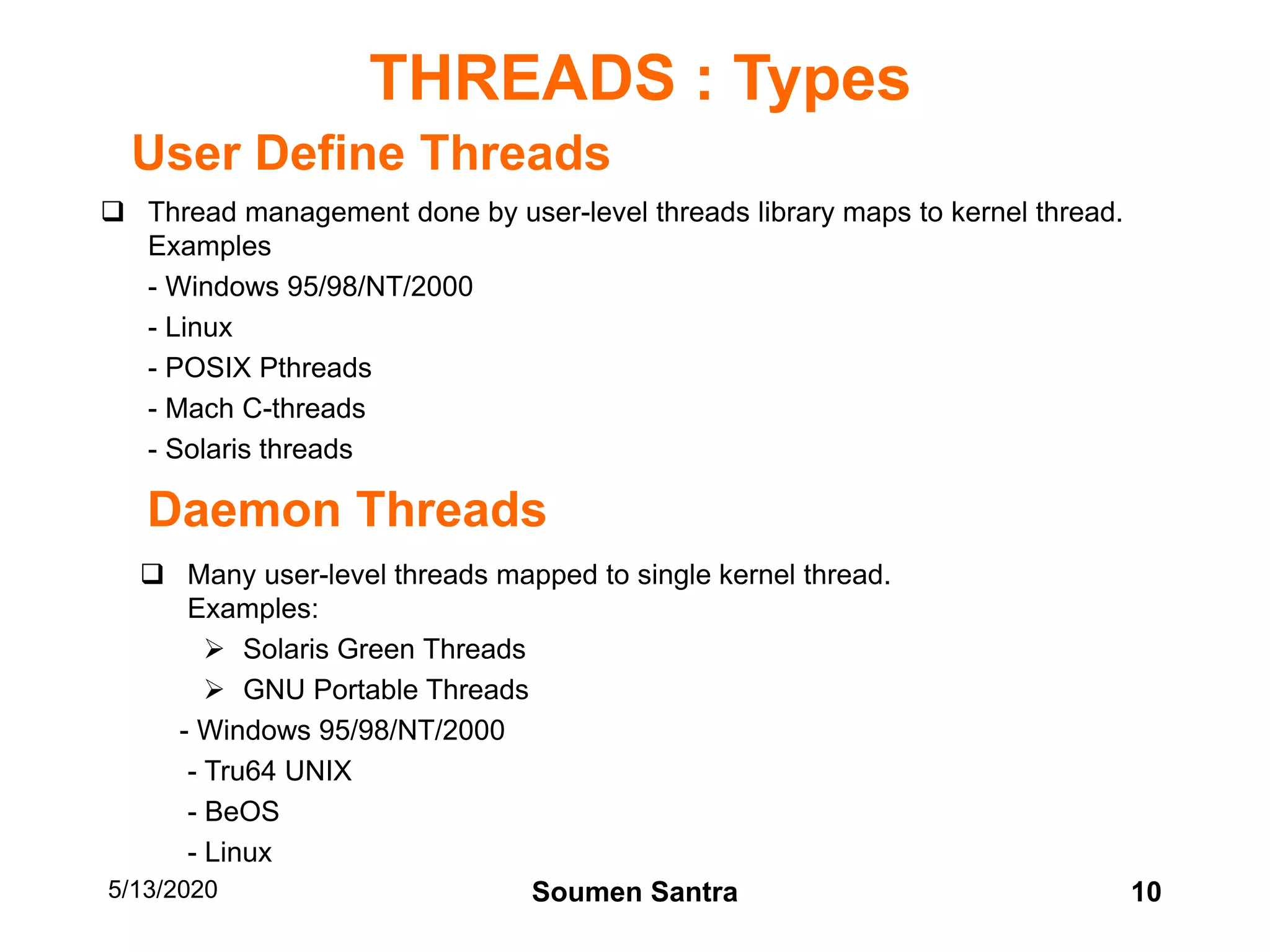 Threads Basic : Features, Types & Implementation | PPT