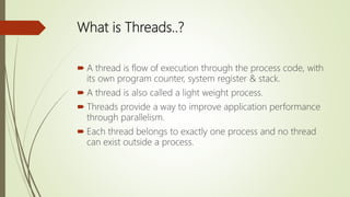 Threads ppt | PPT