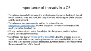 Threads, signal and socket system calls.pptx