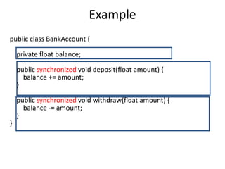 Thread syncronization | PPTX