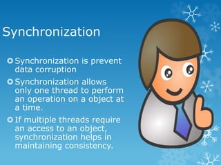 Thread syncronization | PPTX