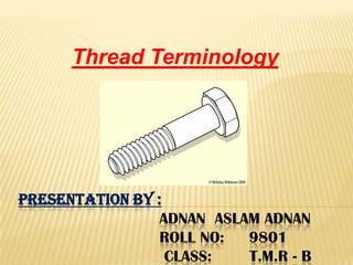 Thread terminology | PPTX