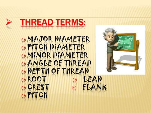 Thread terminology