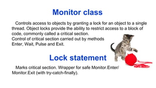 .NET: Thread Synchronization Constructs | PPTX