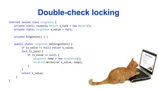 .NET: Thread Synchronization Constructs | PPTX