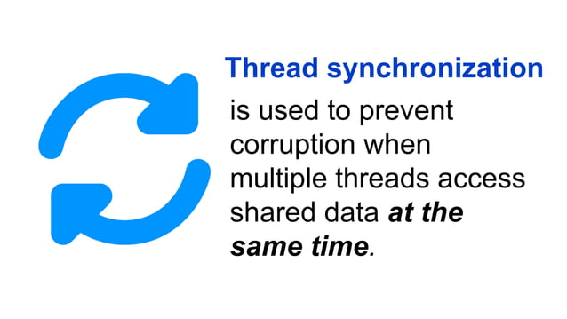 Net Thread Synchronization Constructs Ppt