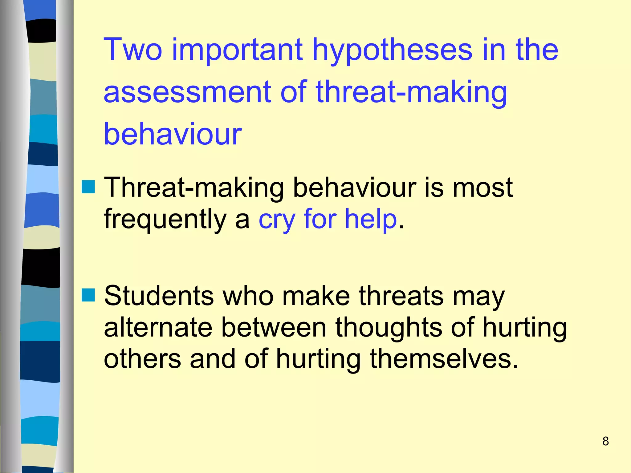 Threat Assessment | PPT
