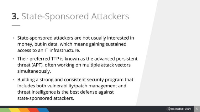 Proactive Defense: Understanding the 4 Main Threat Actor Types | PDF ...