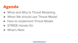 Threat Modeling Basics with Examples | PDF