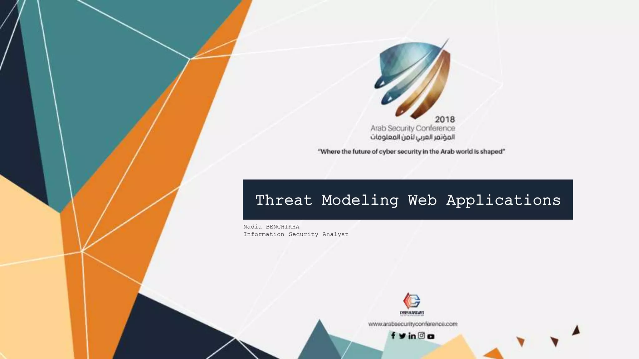Threat Modeling Web Applications | PPT