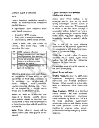 The WannaCry Black Swan Event -- Unpatchable FDA medical devices | PDF