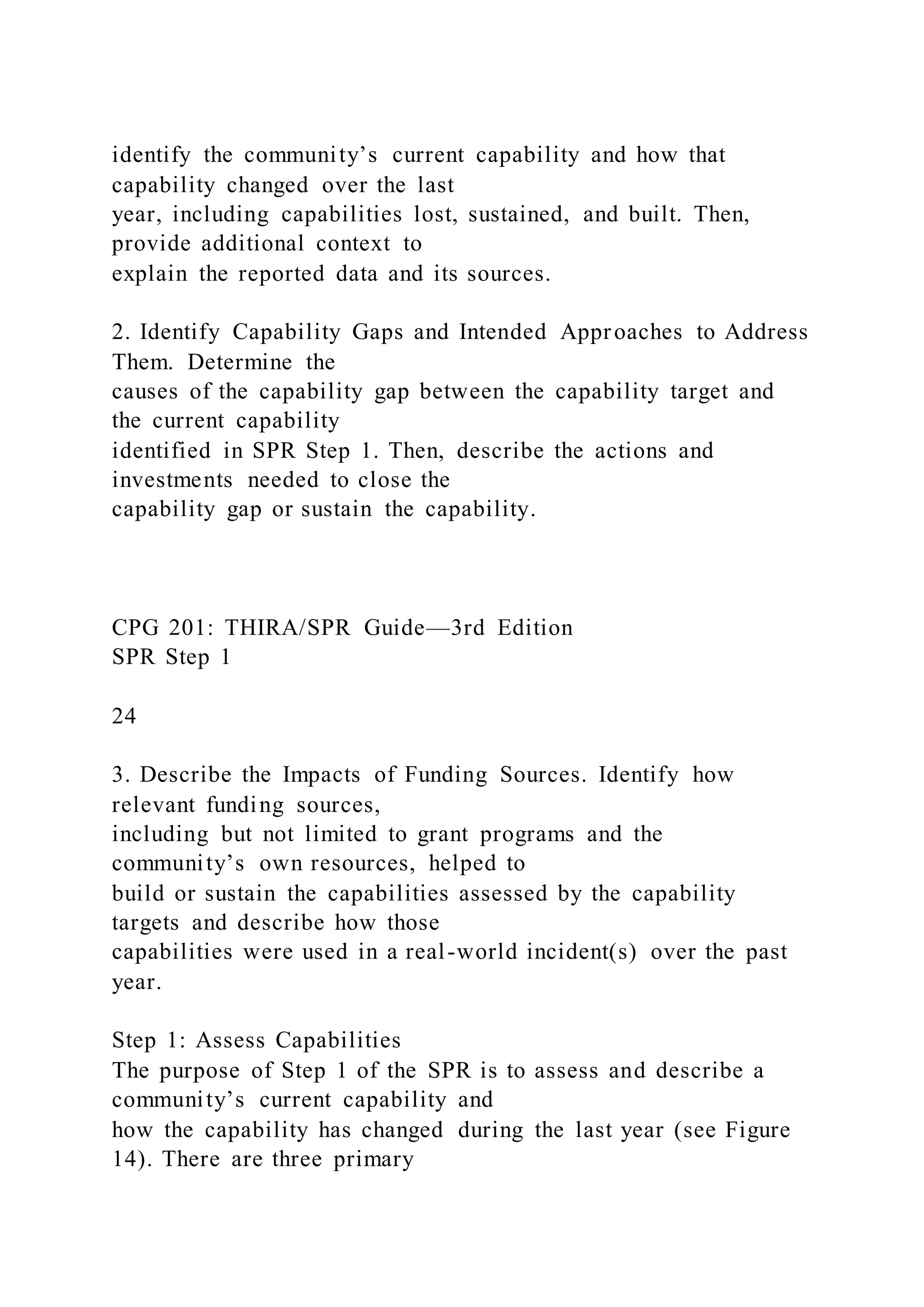 Threat and Hazard Identificationand Risk Assessment (THIRA) | DOCX