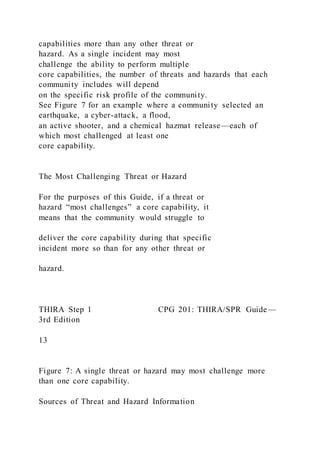 Threat and Hazard Identificationand Risk Assessment (THIRA) | DOCX