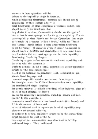 Threat and Hazard Identificationand Risk Assessment (THIRA) | DOCX