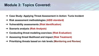 Threat Assessment Techniques Using ASIS Standards: Lessons from the ...