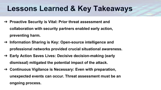Threat Assessment Techniques Using ASIS Standards: Lessons from the ...