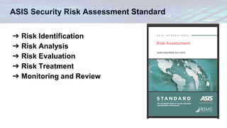 Threat Assessment Techniques Using ASIS Standards: Lessons from the ...
