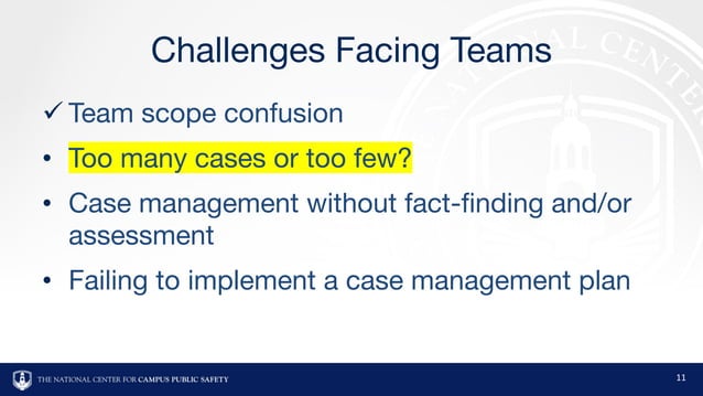 Next Steps for Campus Threat Assessment Teams | PPT