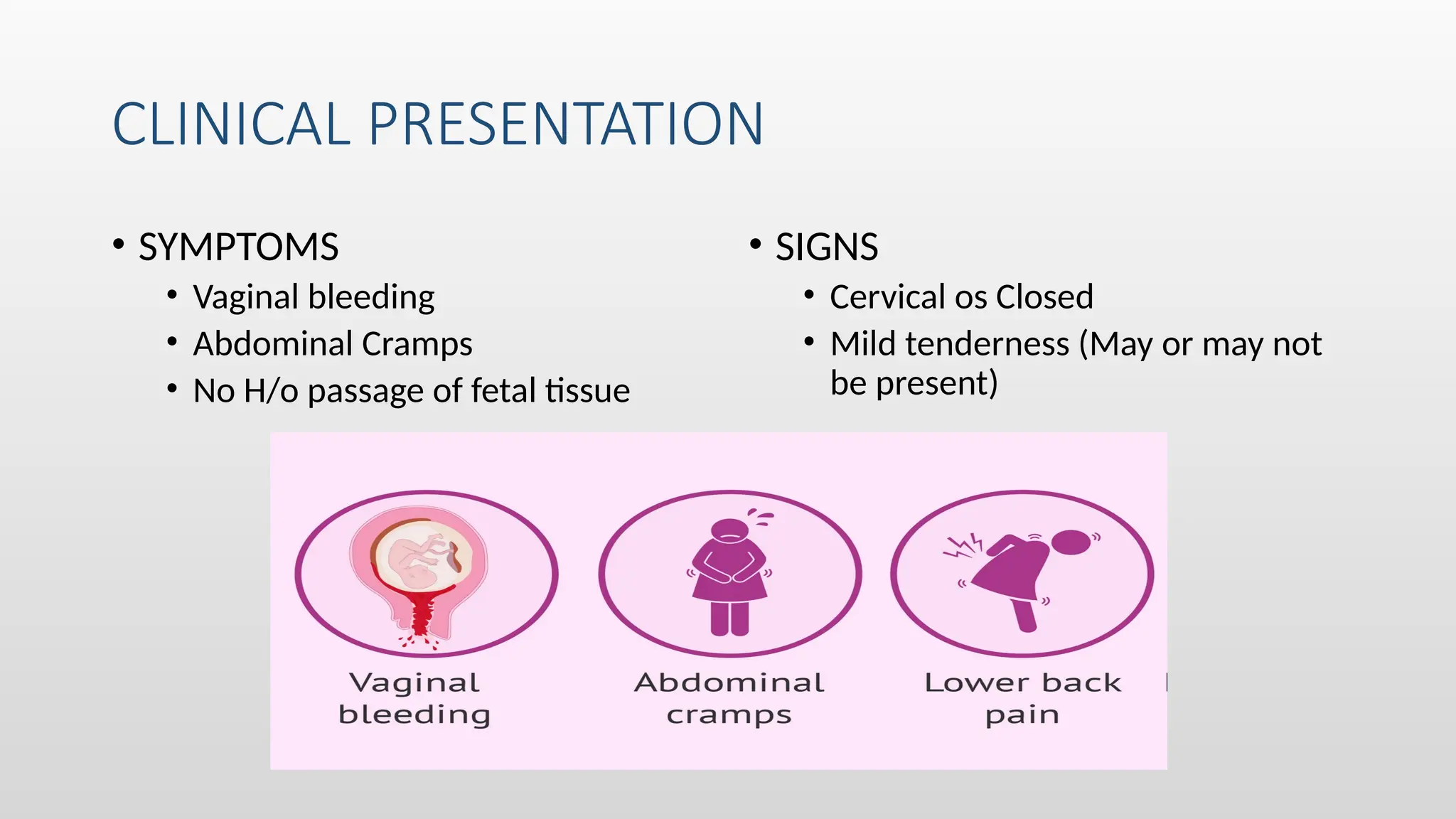 THREATENED ABORTION abortion types in obstetrics .pptx