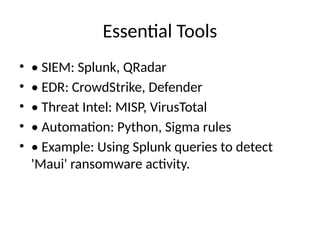 Threat_Hunting_Presentation (1).pptx for SIEM | PPT
